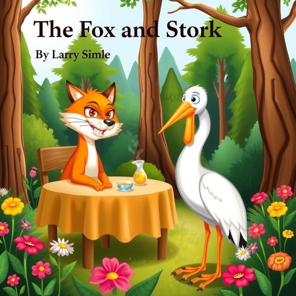 The Fox and the Stork | MoralFables.com